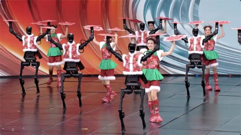 China’s Humanoid Robots Dazzle at Spring Festival Gala with Yangko ...