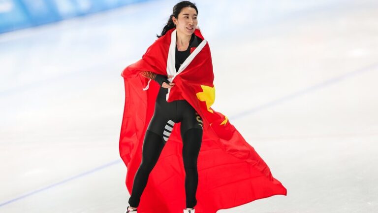 Champion Han Mei Reflects on Golden Victory at Asian Winter Games ...
