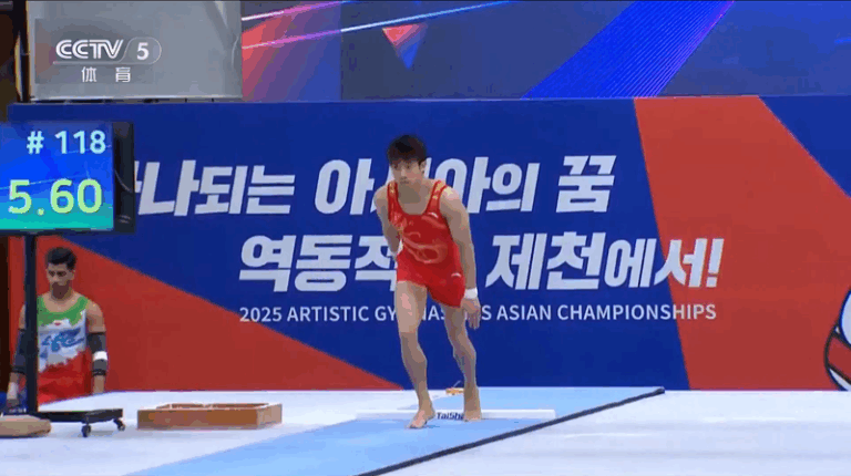 China Secures Silver and Bronze at Asian Gymnastics Championships ...
