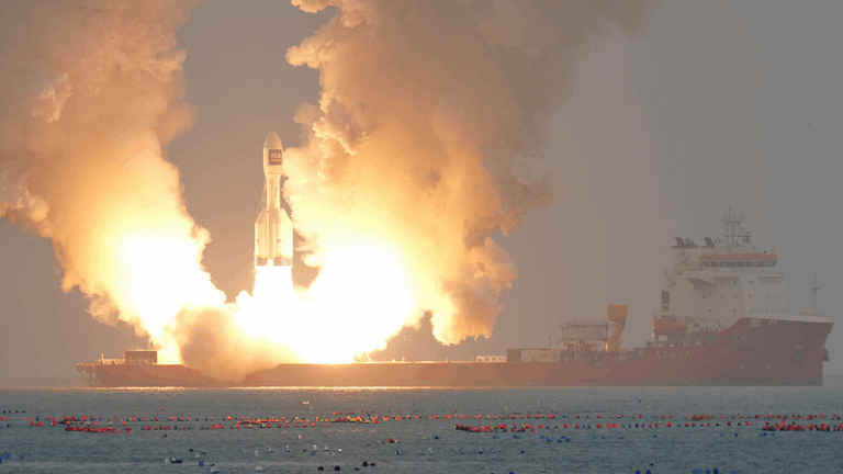 China’s Gravity-1 Rocket Successfully Launches in Second Sea Mission ...
