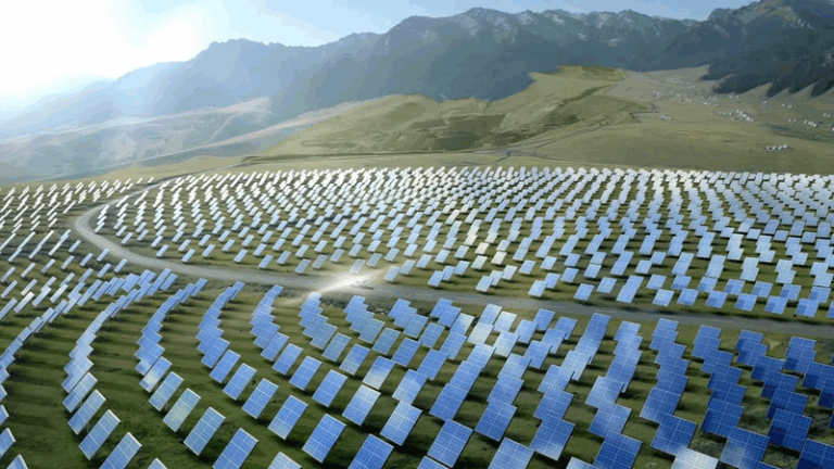 China’s Solar Great Wall Transforms Desert into Renewable Hub - Khabar Asia