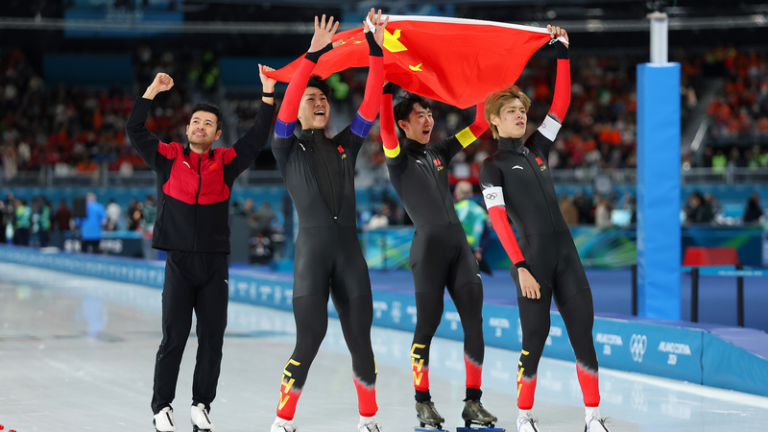China Makes History with First Speed Skating Team Pursuit Bronze at ...